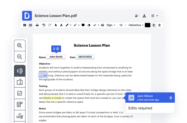 Edit PDFs with DocHub for Google Classroom