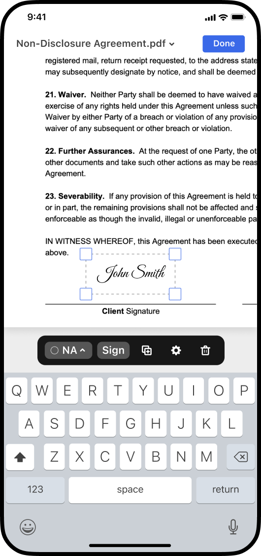 Simplify your tasks with our mobile app | DocHub