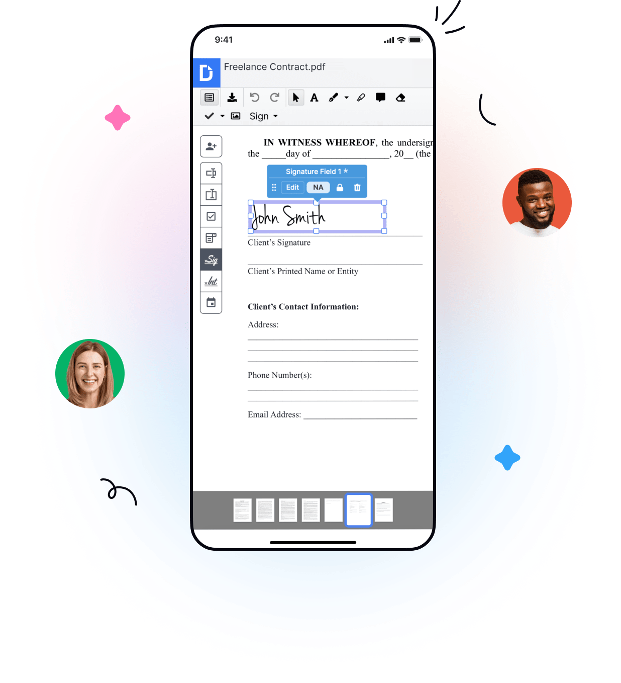 Simplify your tasks with our mobile app | DocHub