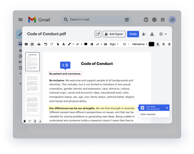 Manage documents with Google Security Assessment | DocHub