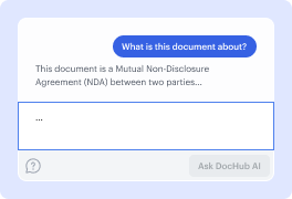 Ask AI Chat And Get Answers About Your Document | DocHub