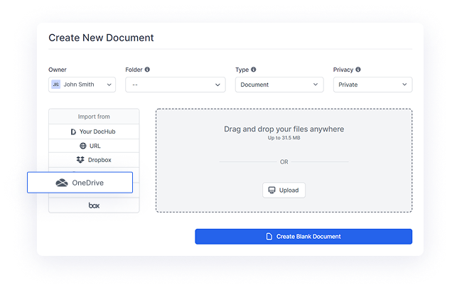 DocHub for OneDrive integration to boost your efficiency