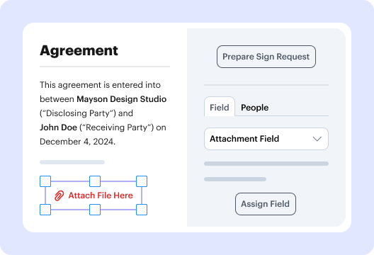 Create an online form with file upload capability online | DocHub