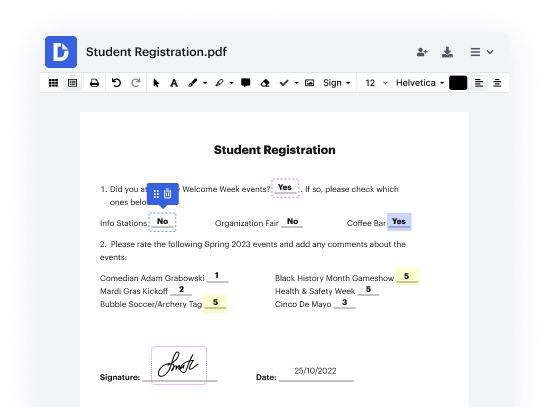 Sign PDF Documents | DocHub