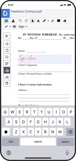 Simplify your tasks with our mobile app | DocHub
