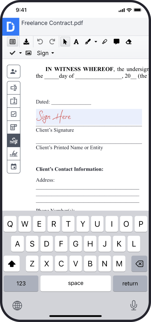 Simplify your tasks with our mobile app | DocHub