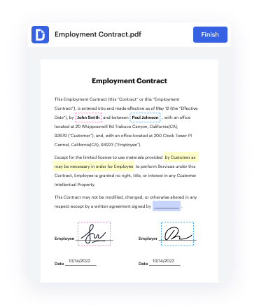Sign PDF Documents | DocHub