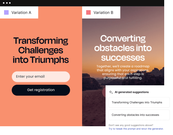 Innovative AI live streaming ideas generator for creators | Instapage