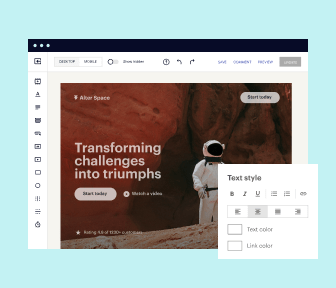 Tech Solutions Technology & Software Landing Page Template | Instapage